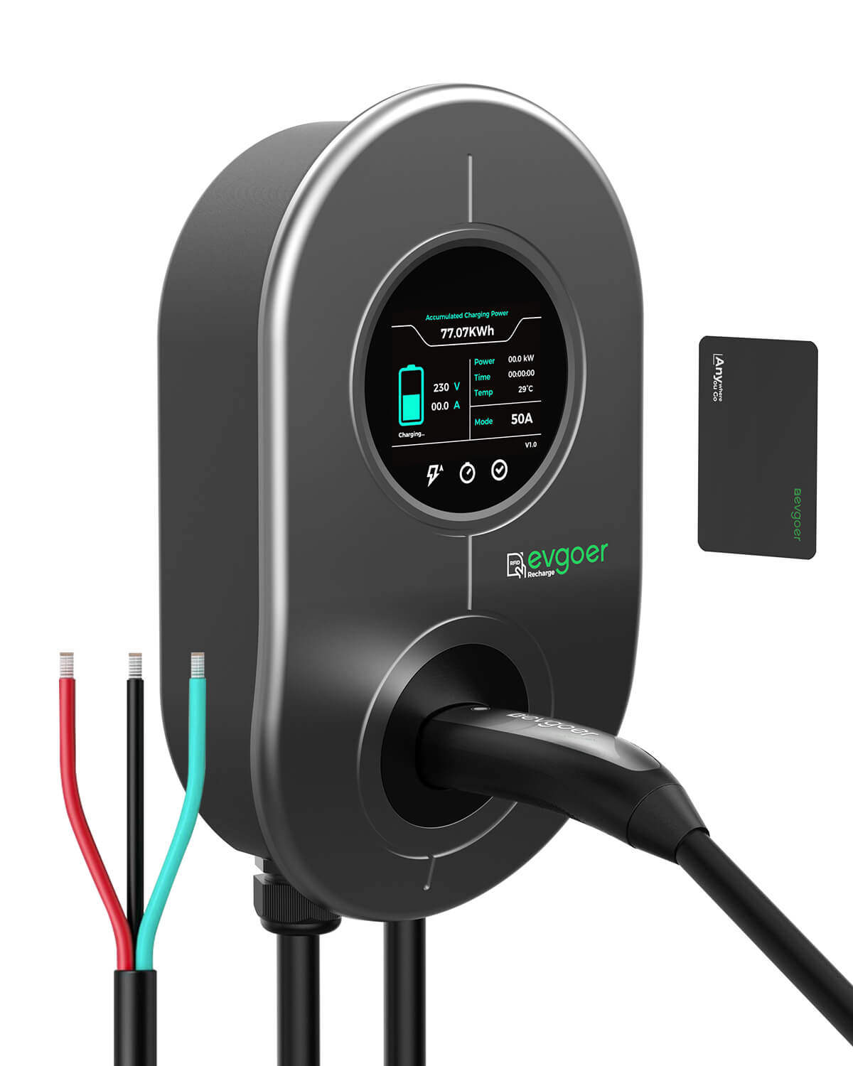 Evgoer Home Charger 50A for Tesla – EVGOER